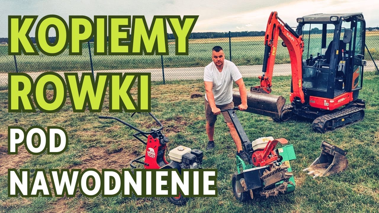 Jak i czym wykopać rowki pod nawadnianie Twojego ogrodu? Testuję 3 ...