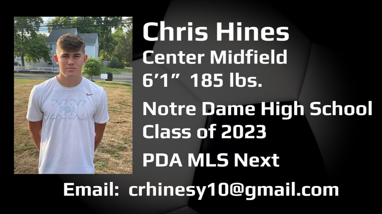 Chris Hines Soccer Highlight Film - YouTube