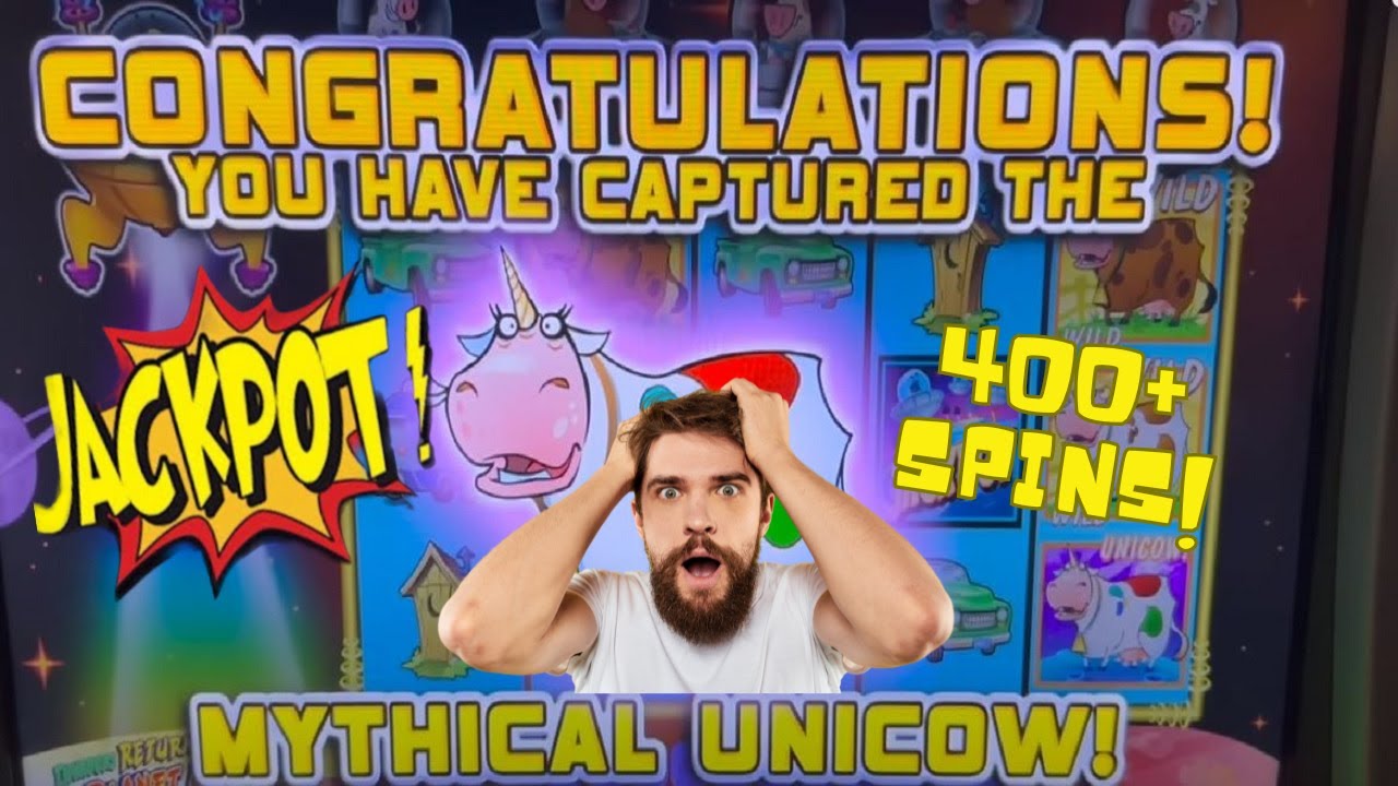 HUGE UNICOW Handpay Jackpot: Over 400 Spins, Journey To The Planet ...