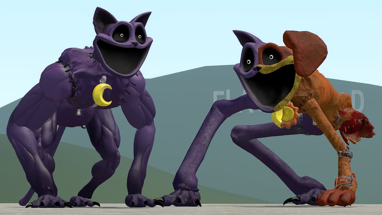 NEW CATNAP BUFF VS CATDAY in Poppy Playtime Chapter 3 Animations (Garry ...