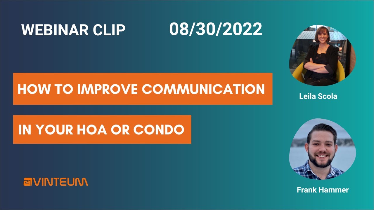How To Improve Communication In Your HOA Or Condo - YouTube