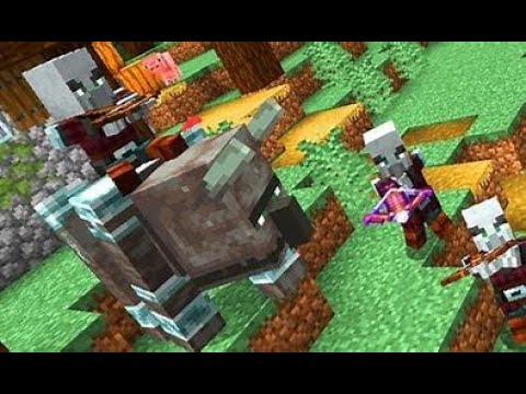 Erstes mal RAID!!! Minecraft Bedrock survival (Part.2) - YouTube