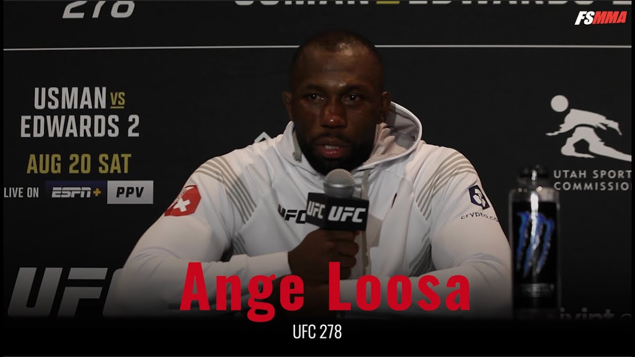 Ange Loosa UFC 278 full post-fight interview - YouTube