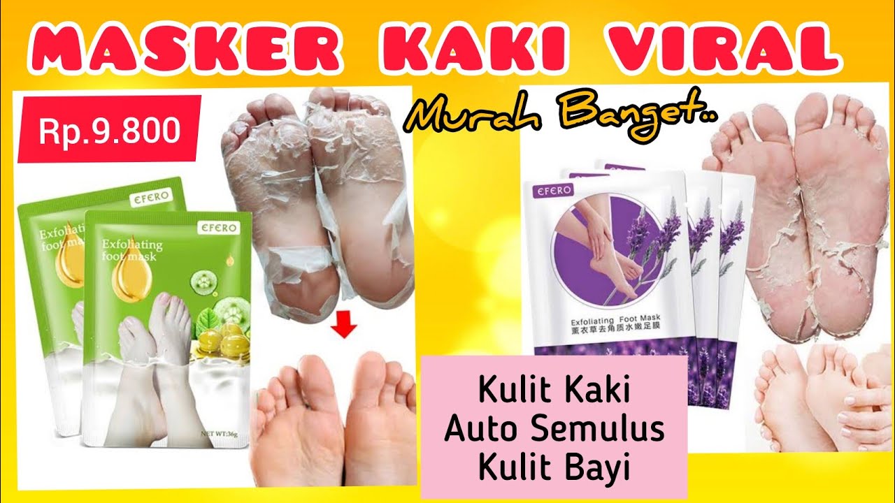 MASKER KAKI VIRAL | Review Jujur Masker Kaki Foot Mask | Efero ...