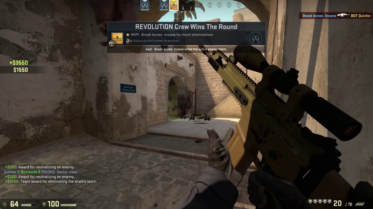 CS GO Bot Camping - YouTube