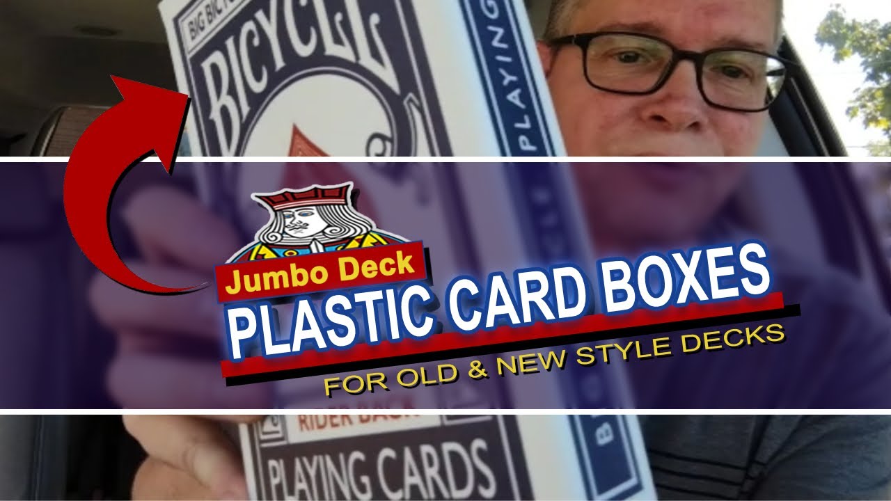 Jumbo Deck Plastic Card Box Replacements - YouTube