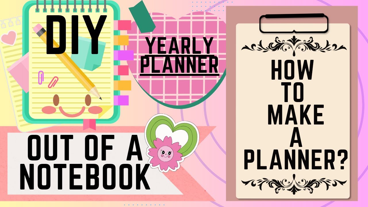 How to make a planner out of a notebook | DIY Planner | Beautiful and ...