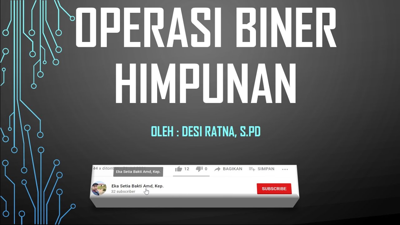 OPERASI BINER DUA HIMPUNAN (MATEMATIKA KELAS 7) - YouTube