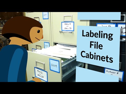 How To Make Labels For Your File Cabinet