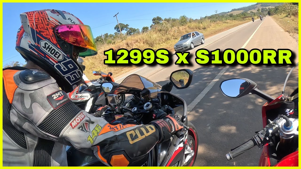 DUCATI 1299S E BMW S1000RR EM TUITI - YouTube