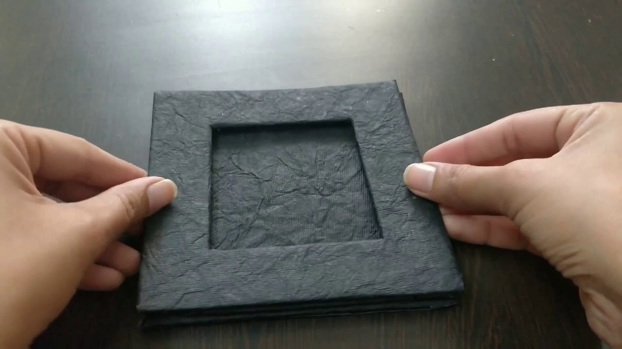 DIY Simple Photo Frame using cardboard & color sheets || kid craft ...