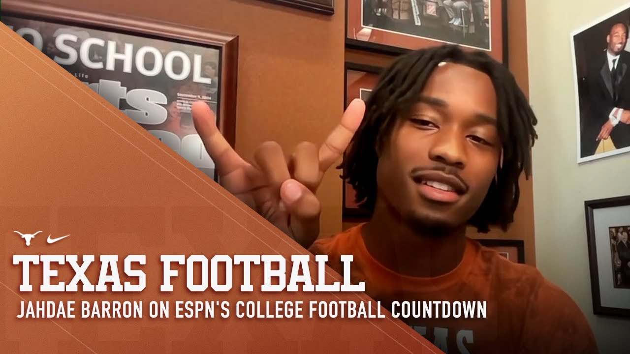 Jahdae Barron on ESPN's College Football Countdown [Sept. 29, 2023 ...