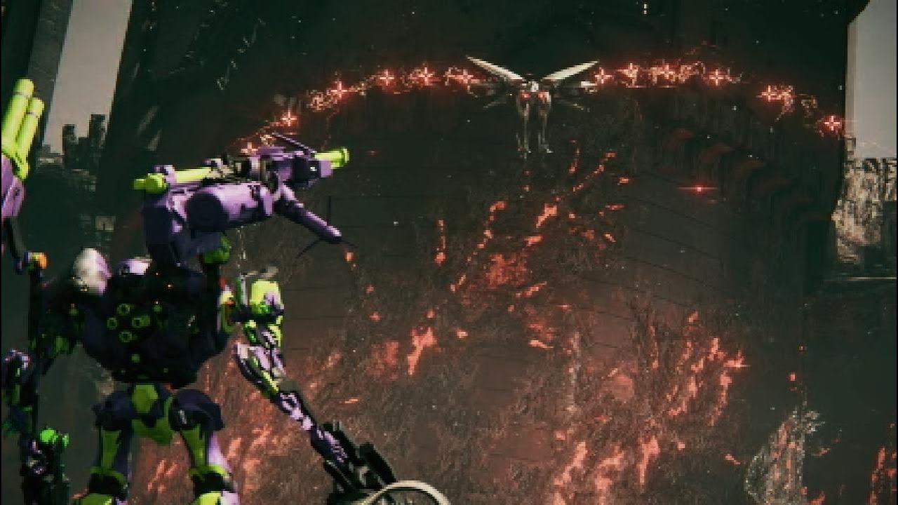 👾 EVA 01 vs Armored Core 6 Angel Bosses with Evangelion opening || Ice ...