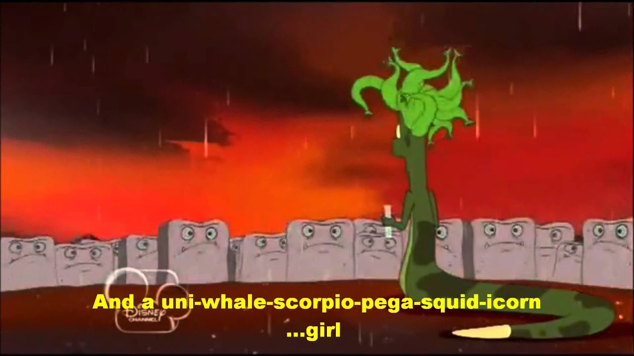 Phineas and Ferb-Epic Monster Battle Lyrics - YouTube