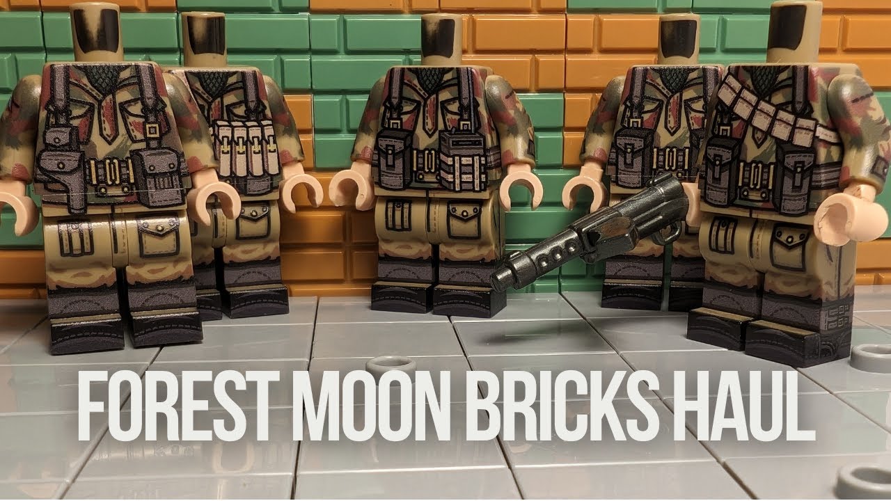 Custom lego military Forest Moon Bricks Haul!! - YouTube