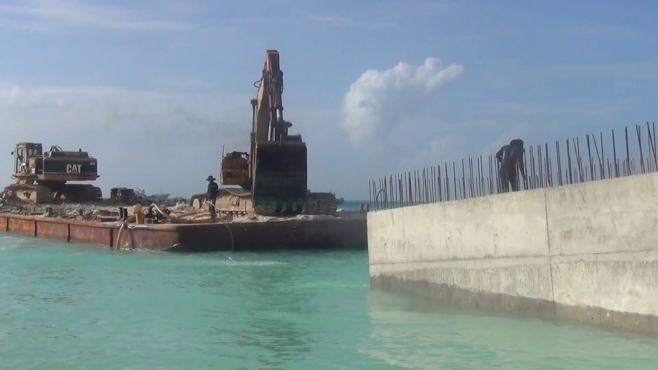 caisson construction launch - YouTube