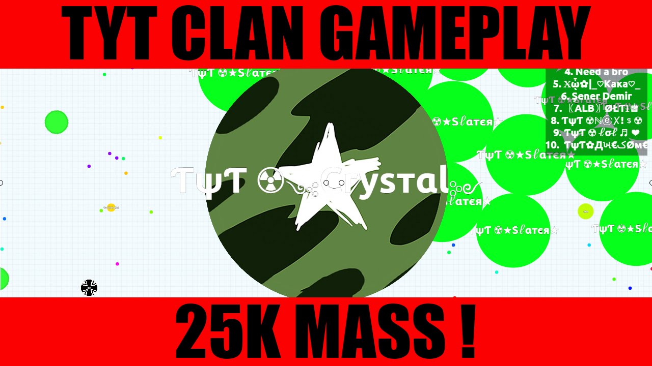 Teamplay with Slater // TYT Clan // 25K Mass - YouTube