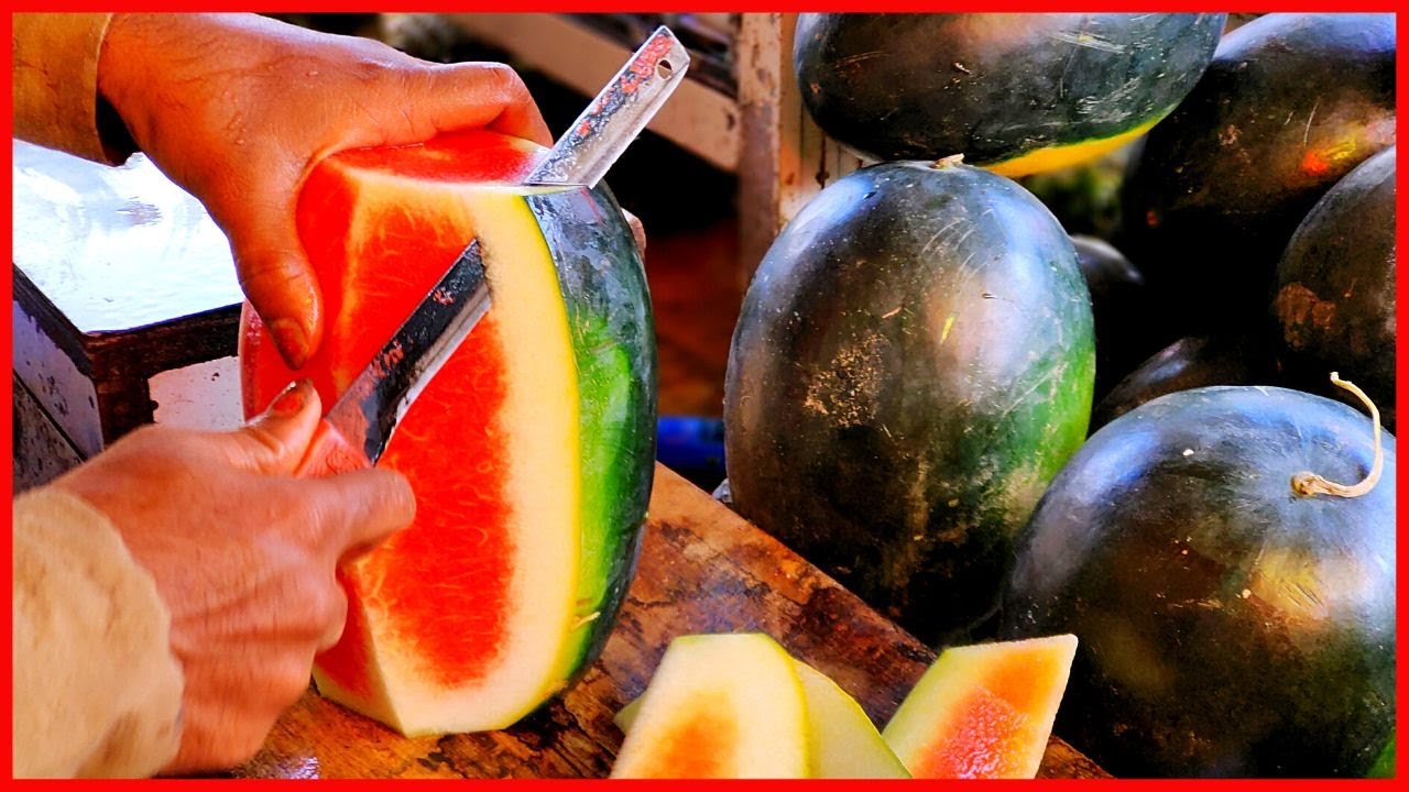 FRUIT NINJA of FRUITS | Amazing Fruits Cutting Skills | Indian Street ...