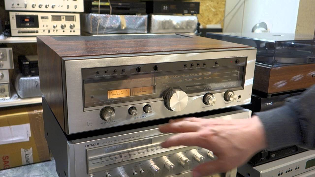 Luxman R-1070 - YouTube