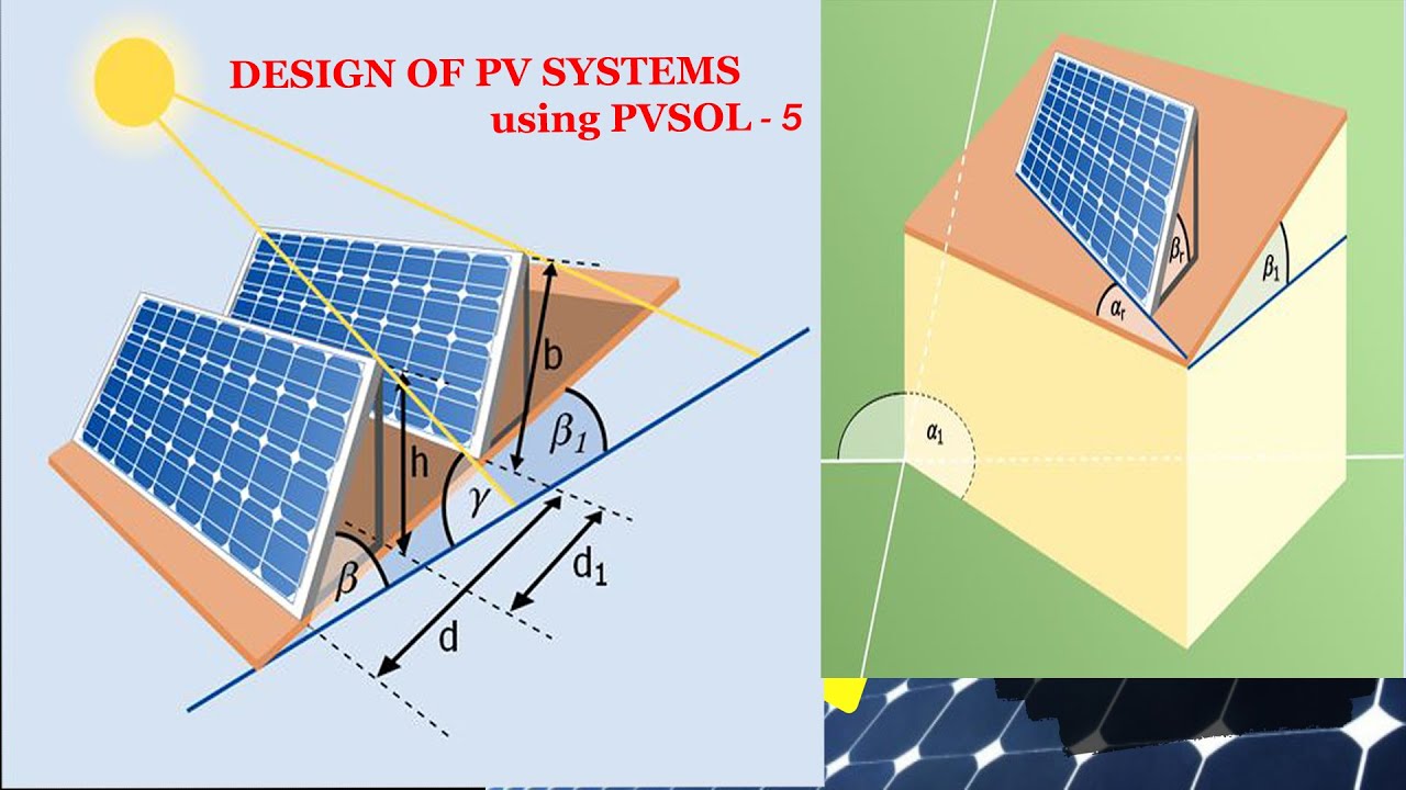 Designing of PV systems using PVSOL-5 - YouTube