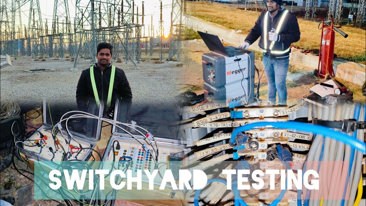Switchyard testing | DCRM testing | SF6 breaker - YouTube