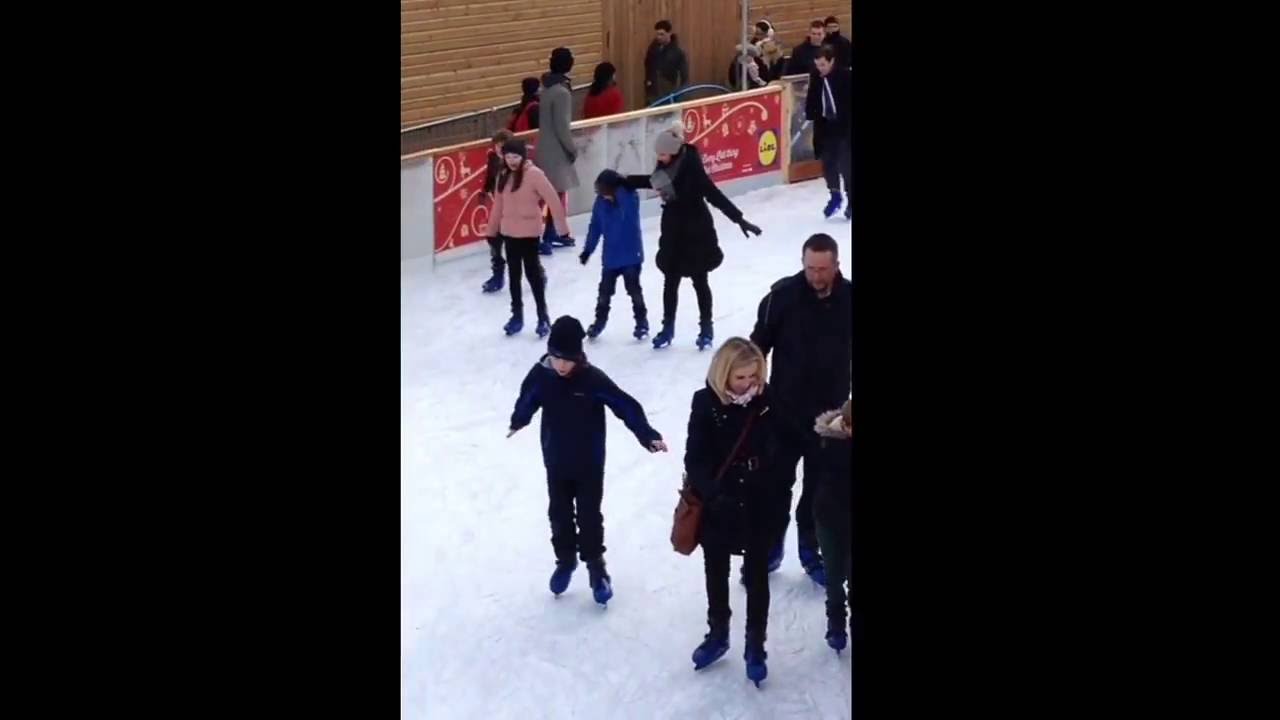 Ice skating fail - YouTube