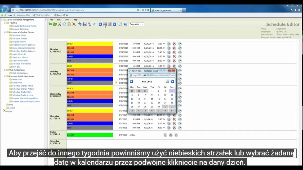 eSP: Schedule Viewer PL (subtitled) - YouTube