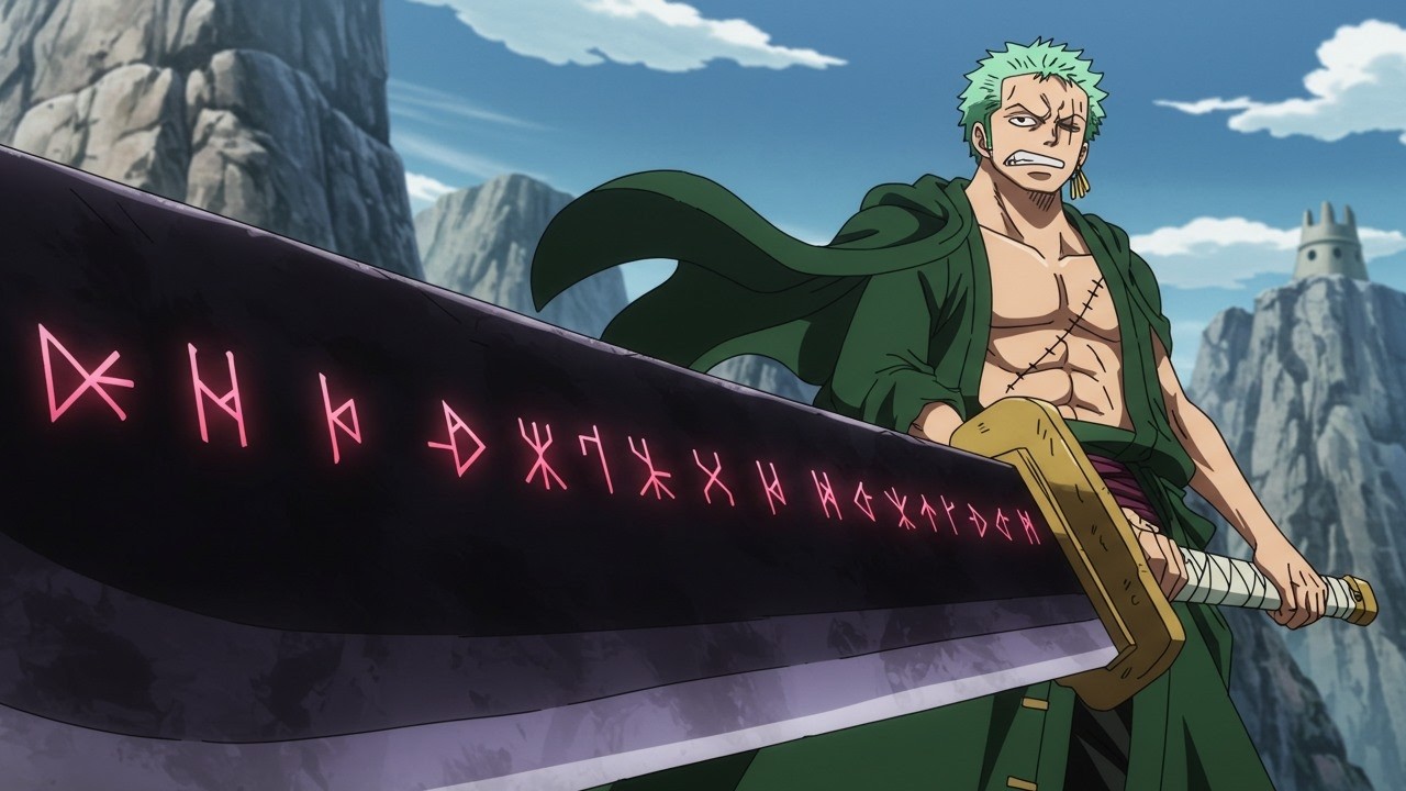 Zoro Finds the Cursed Sword of the Giant God of Elbaf for the First ...