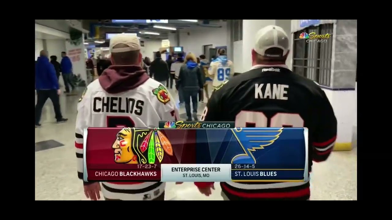 NBC Sports Chicago intro to Chicago Blackhawks @ St Louis Blues game ...