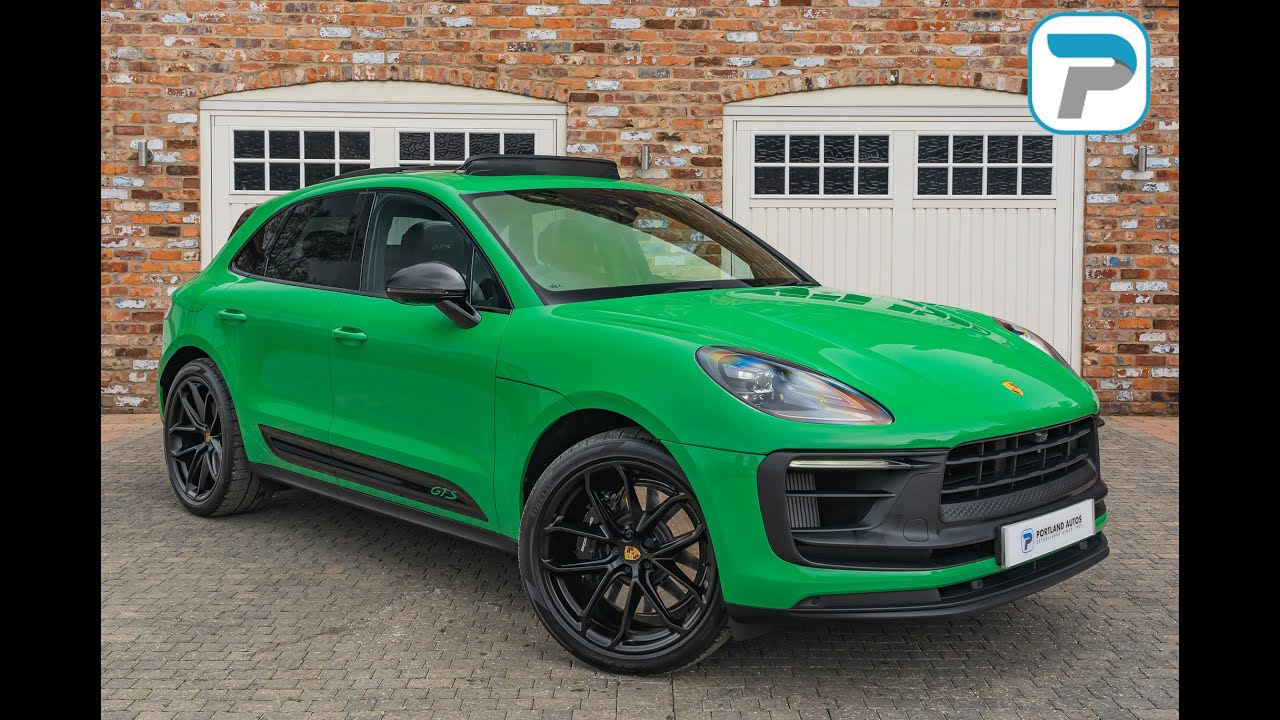 2023/23 PORSCHE MACAN 2.9T GTS IN PYTHON GREEN WITH BLACK GTS SPORT ...