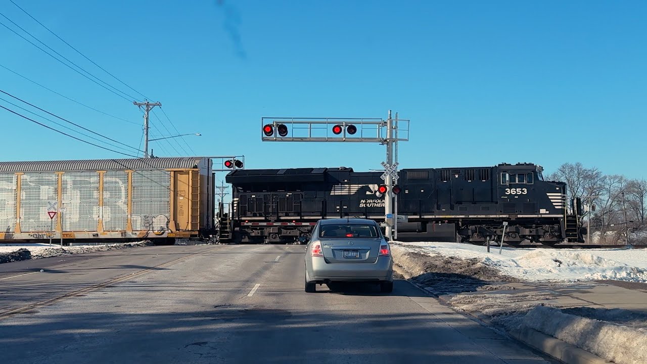 NS Dayton District-NS 178 EB @ MP 197 Fairborn Ohio 1-13-2025 - YouTube