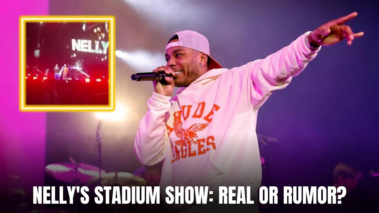 NELLY'S QUESTIONABLE STADIUM SHOW: EMPTY SEATS RAISE EYEBROWS - YouTube