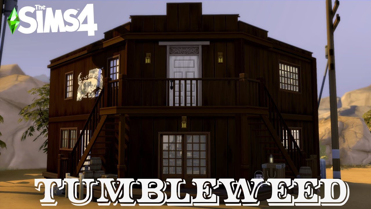 RDR2 in The Sims 4 - Building Tumbleweed - The Saloon (Part 1) - YouTube