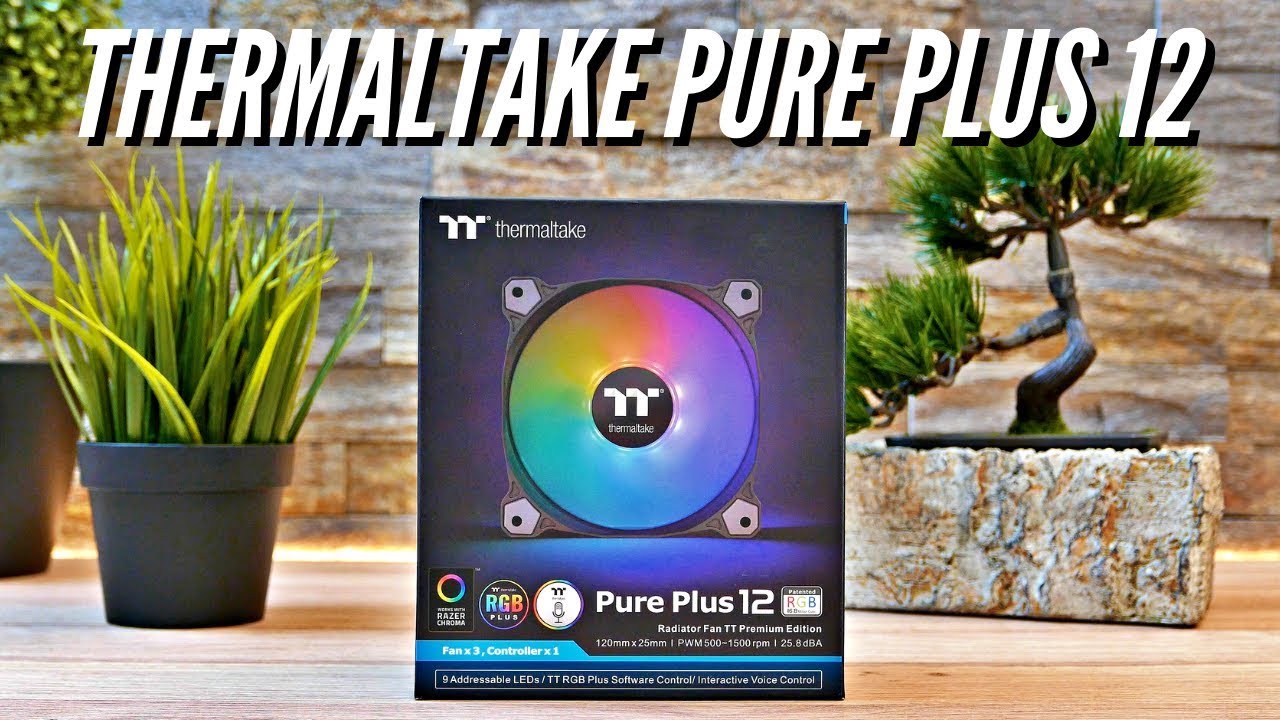 THERMALTAKE PURE PLUS 12 RGB - UNBOXING - YouTube