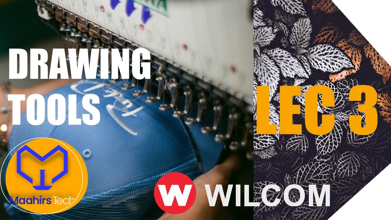 LEC#3 | DRAWING TOOLS | WILCOM EMBROIDERY STUDIO E2 | MAAHIRS | HINDI/URDU - YouTube