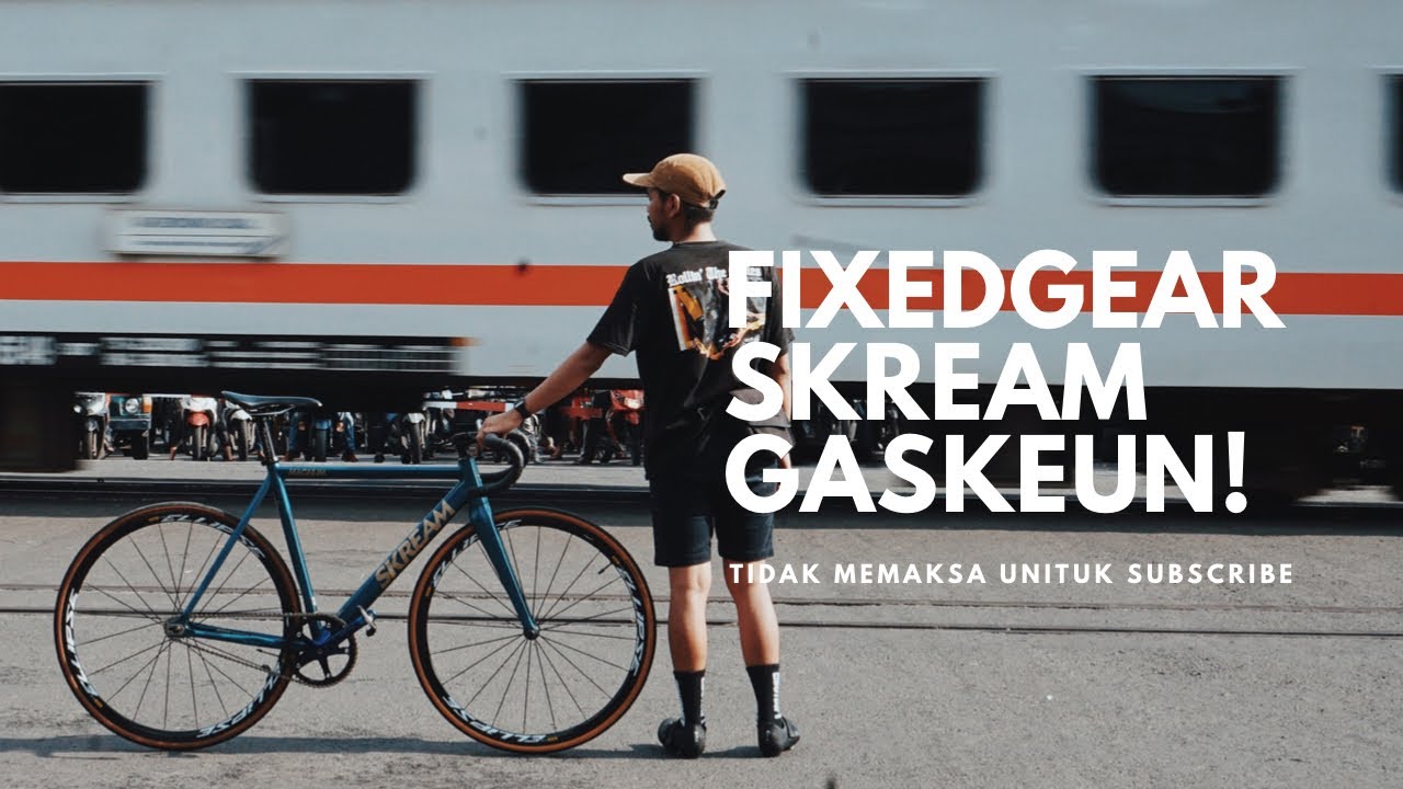 Fixed Gear - Fixie Skream Magnum 20 - YouTube