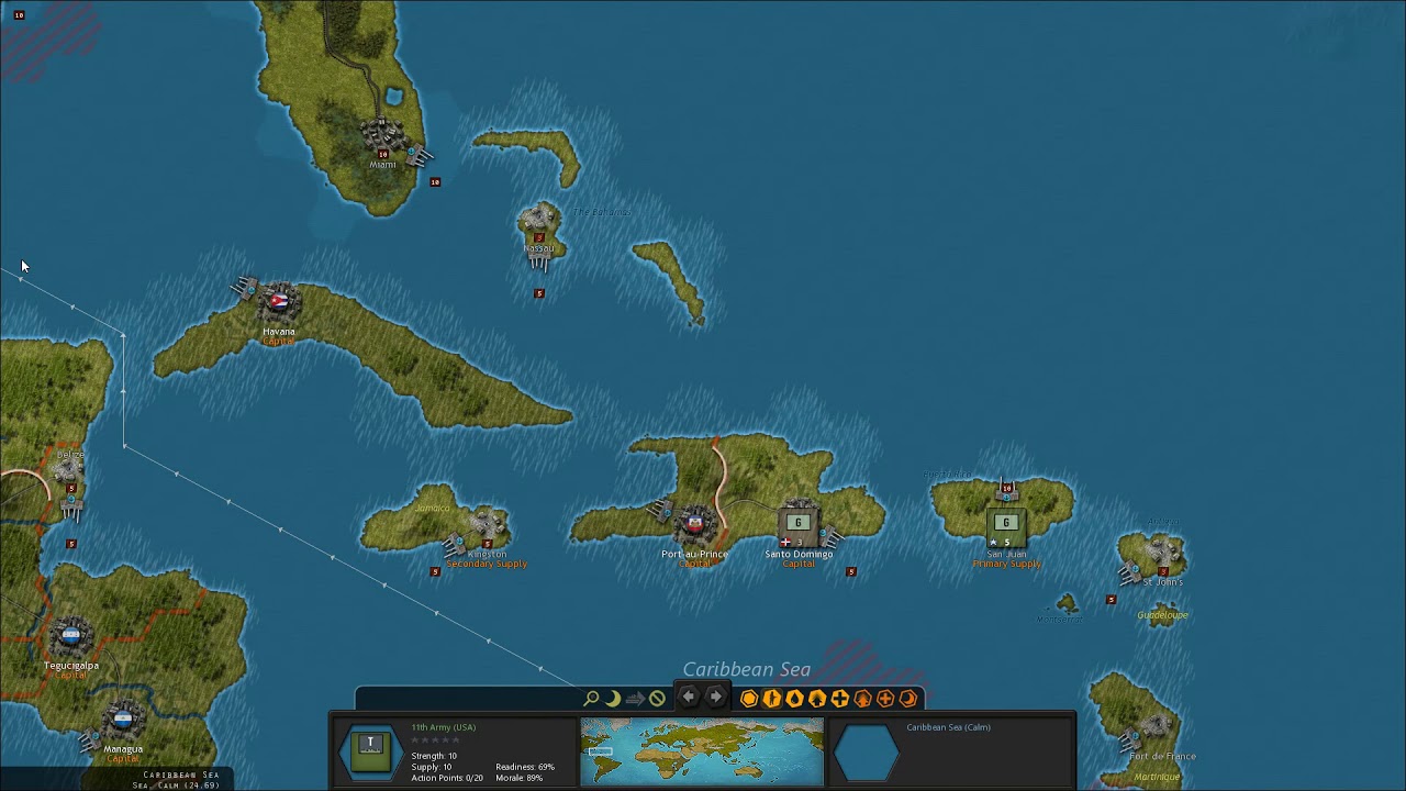 Strategic Command WWII World at War -Allied 1942 Playthrough #6 - YouTube