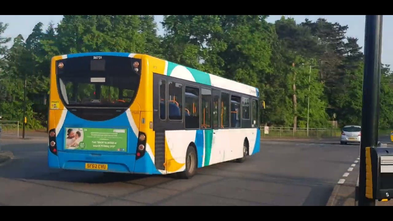Here is the new livery stagecoach bus 36731 on the number 47 in ...