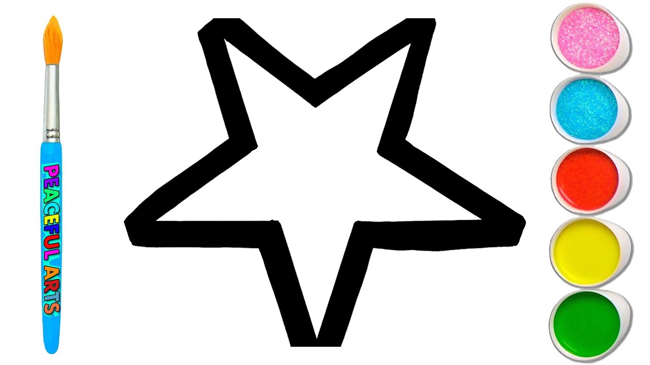 HOW TO DRAW A STAR VERY EASY EASY DRAWING TUTORIAL STEP BY STEP ...