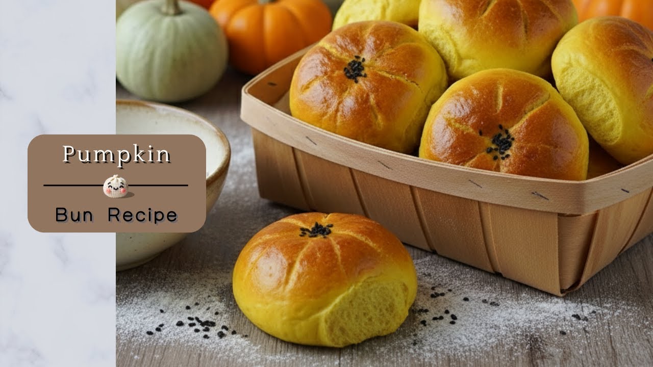Experience the mouthwatering delight of Pumpkin Buns infused with ...
