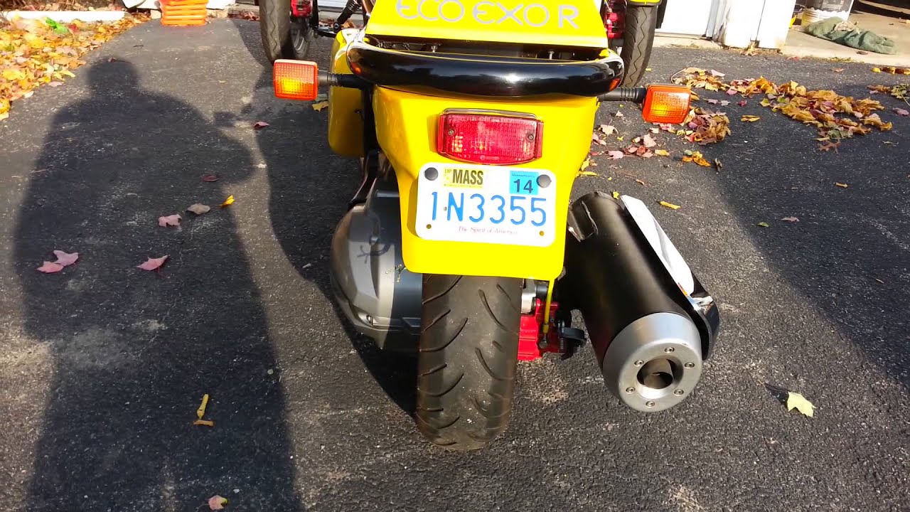 Eco-Exo-R new paint and updated rear fender - YouTube