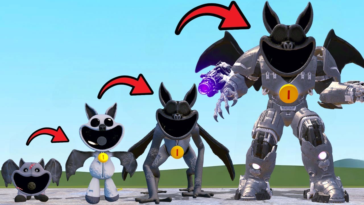 NEW MECHA TITAN BAT | EVOLUTION OF BANDIT BAT POPPY PLAYTIME CHAPTER 3 ...