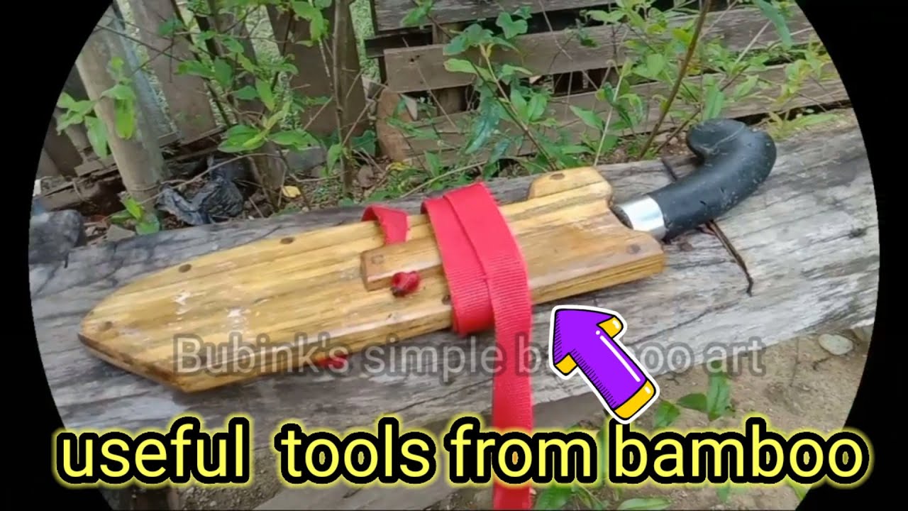make useful items from bamboo, make machete gloves from bamboo@bubink's ...