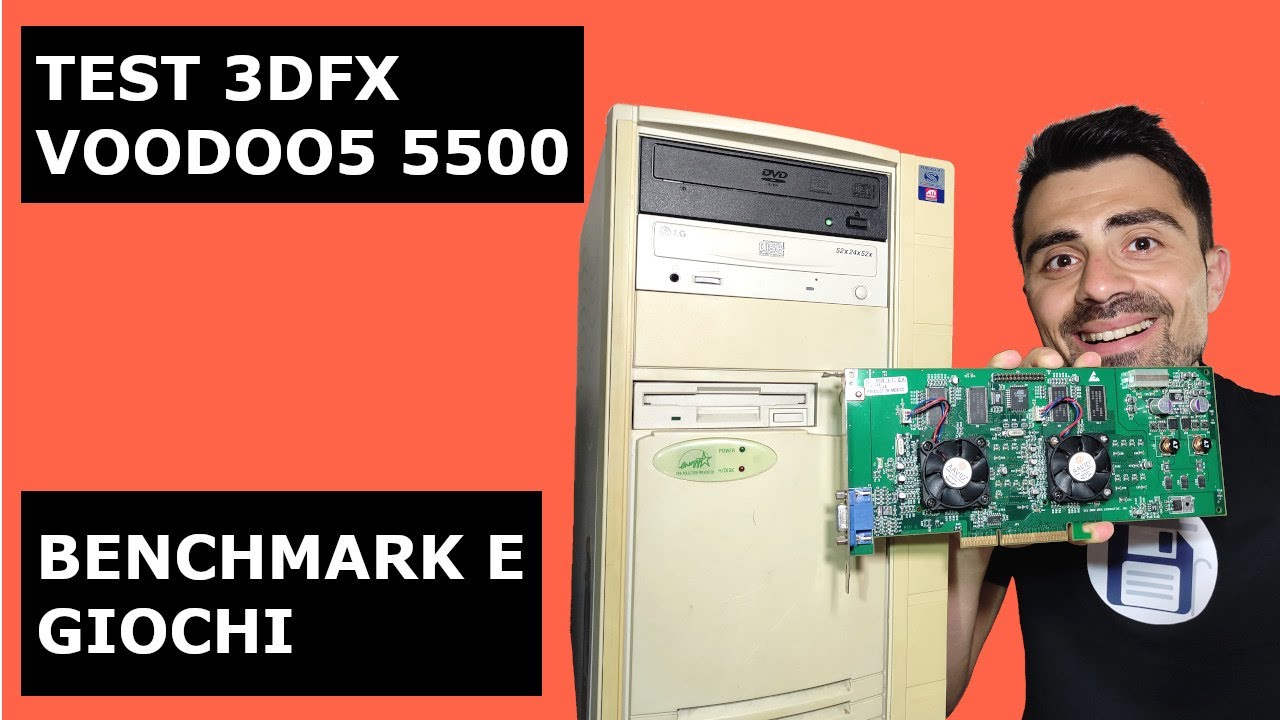 TESTIAMO LA LEGGENDARIA 3DFX VOODOO5 5500 - YouTube