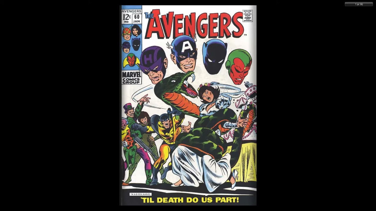 Comics - The Avengers v1 060 - (196901) - By Back To The 80s 2 - YouTube