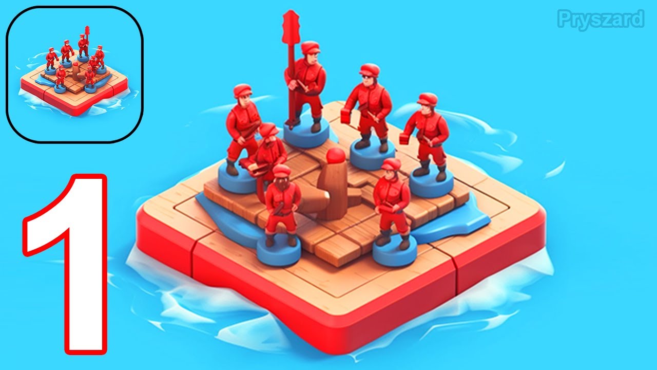 Human Raft - Gameplay Walkthrough Part 1 Human Raft War Army Commander ...