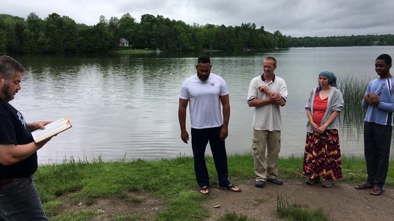 Water Baptism In Canada June 2017 - YouTube