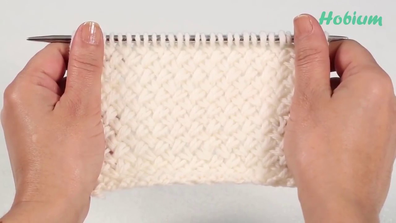 How to Knit for Beginners - Wicker Stitch - YouTube