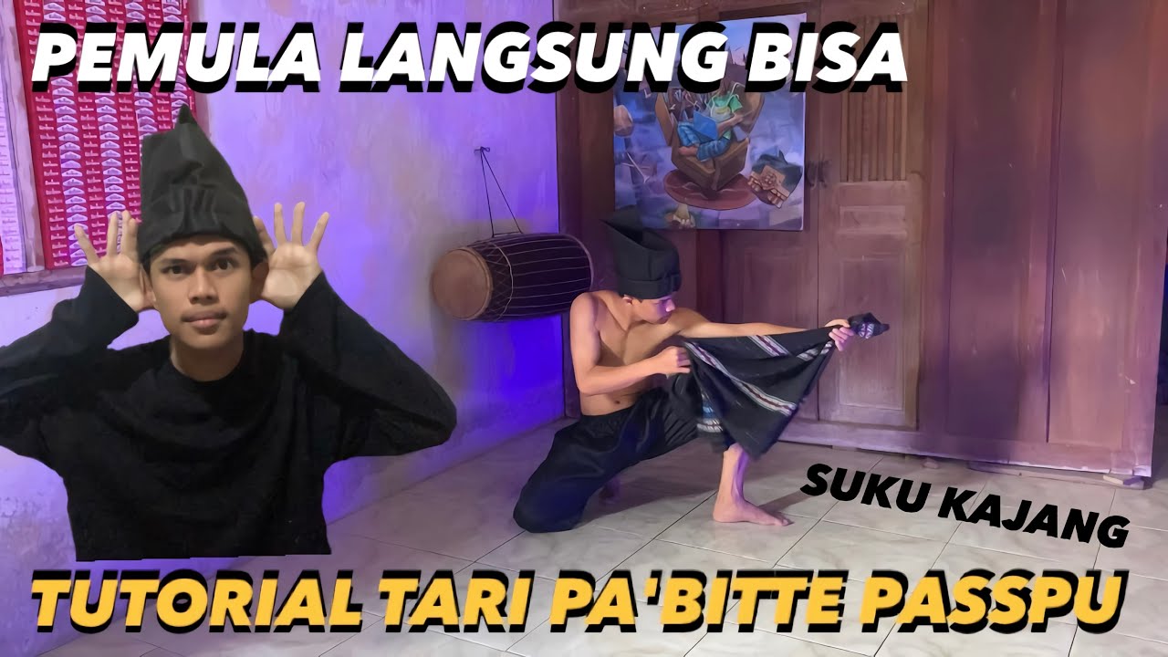 TUTORIAL TARI PA'BITTE PASSAPU SUKU KAJANG - YouTube