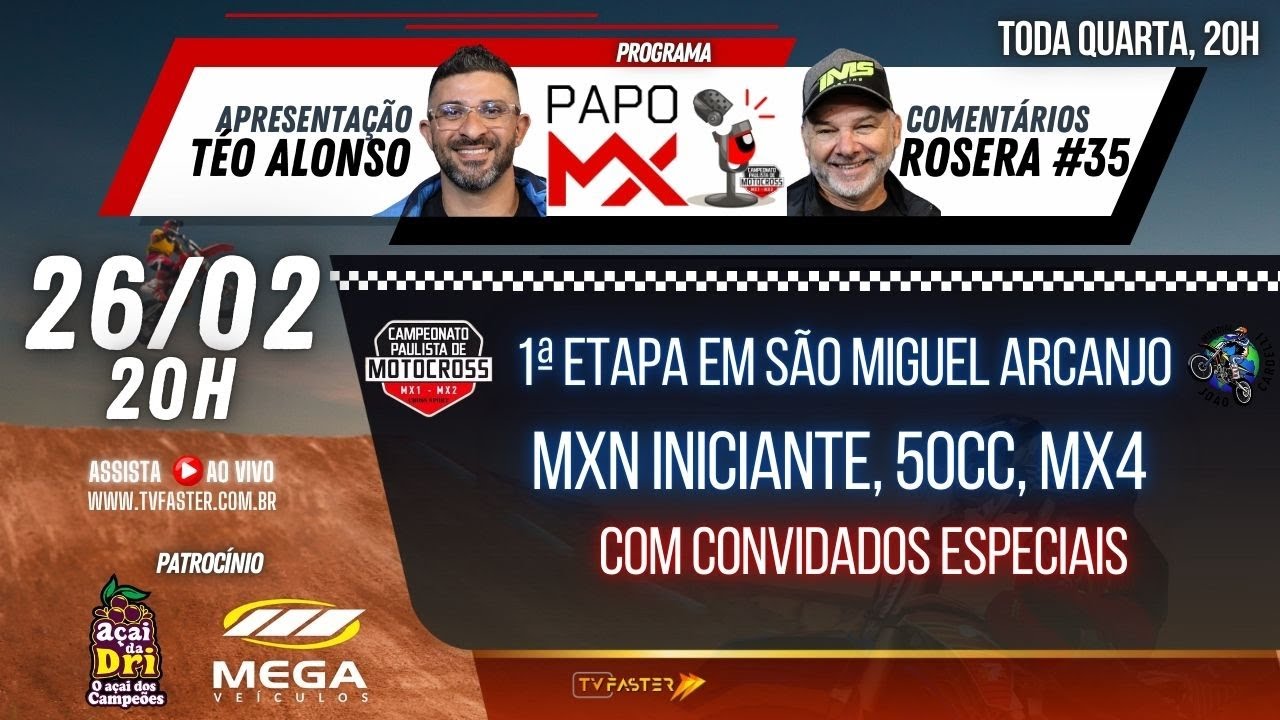 Papo MX - MXN Iniciante, MX4 e Mini Motos - YouTube